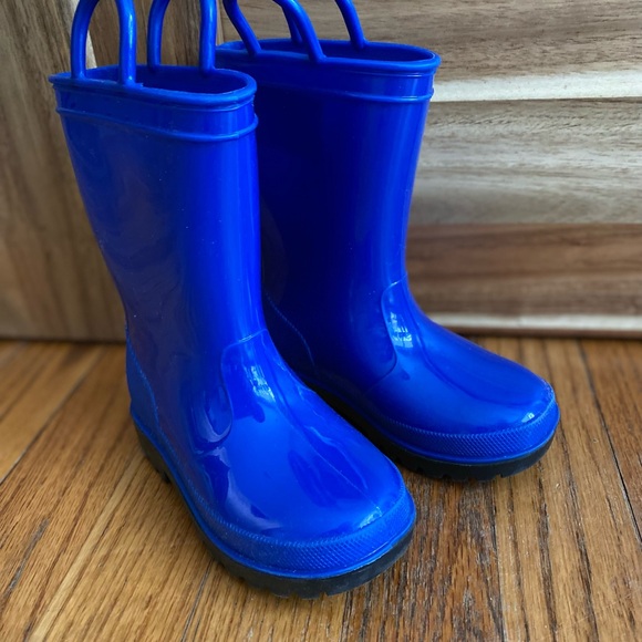 Shoes | Bright Blue Rain Boots | Poshmark